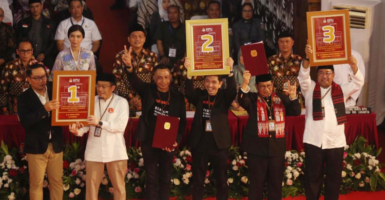 Survei LSI-Poltracking, RK-Pramono Salip Menyalip