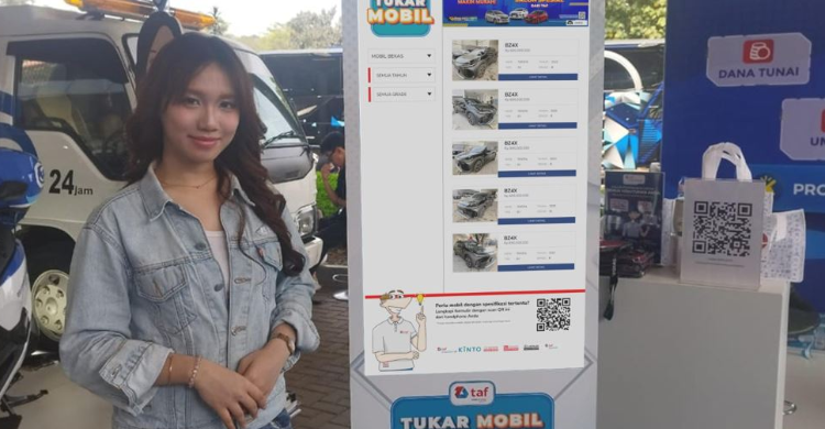 TAF Hadirkan Layanan Tukar Mobil Digital Signage Di GIIAS 2025