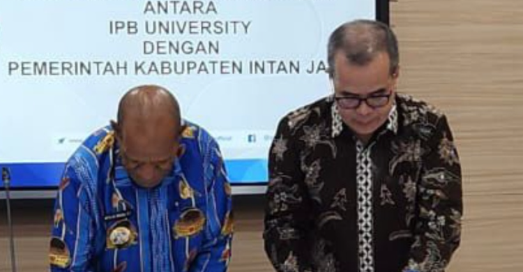 Teken Kerja Sama Dengan IPB, Pj Bupati Intan Jaya Apolos Bagau Fokus ...