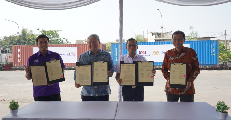 Teken Mou, KAI Logistik dan Gobel Group Dukung Green Logistic Nasional
