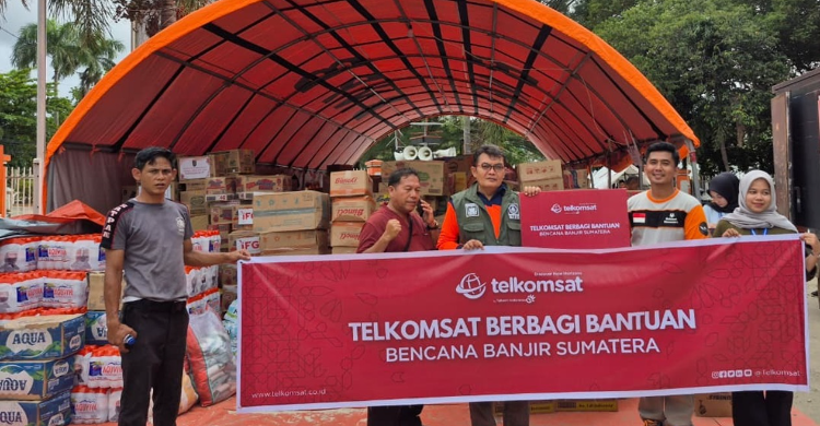 Telkomsat Kirim Logistik Dan Internet Satelit Ke Wilayah Terdampak Di ...