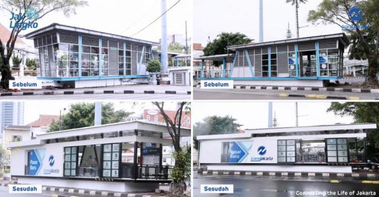 Transjakarta Pamerkan Hasil Renovasi Halte Pasar Baru Penumpang Curhat ...