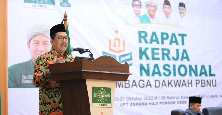 Tutup Rakernas LD PBNU Wamenag: Kunci Dakwah, Komitmen Kebangsaan Dan ...