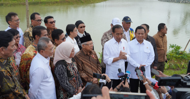 Basuki Ajak Presiden, Wapres & Menteri KIM Lihat Embung MBH & Plaza ...