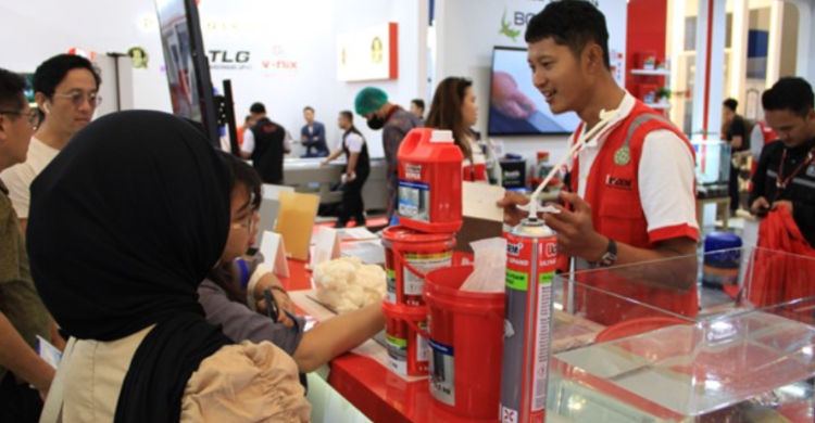 Ultrachem Ekspansi ke Retail, Raih Juara 2 Best Booth IndoBuildTech