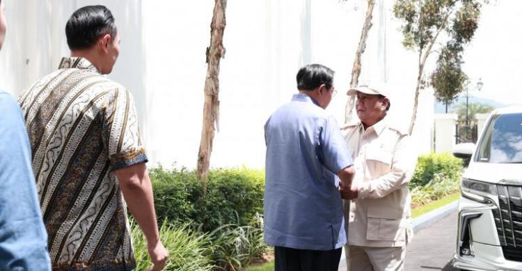 Menang Quick Count, Prabowo Sowan dan Terima Kasih ke SBY: Sekali Senior Tetap