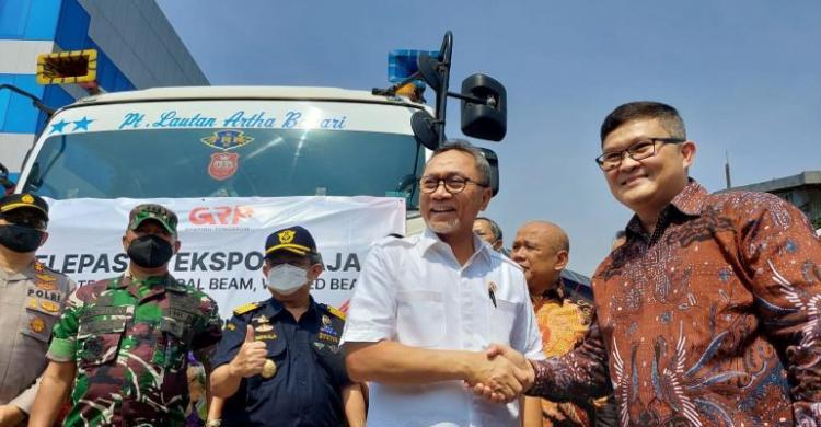 Zulhas Resmi Lepas Ekspor Baja Terbaik Indonesia Ke Selandia Baru