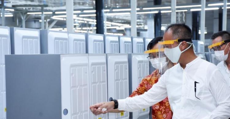 Cek Protokol Kesehatan, Menperin Blusukan Ke Pabrik Polytron