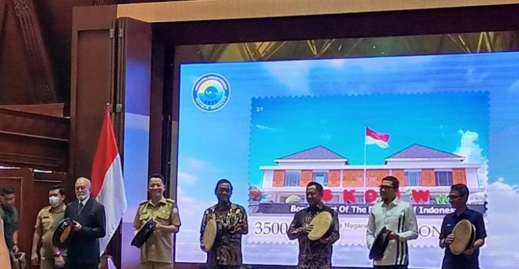 Genderang Rapa'i Ditabuh, BNPP Luncurkan 3 Prangko Seri PLBN Di Aceh