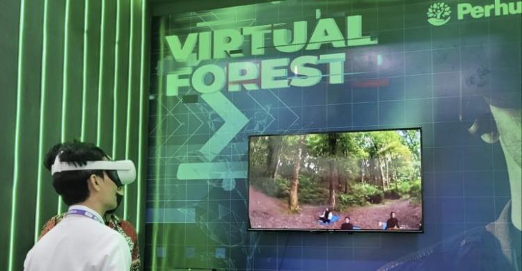 Perhutani Hadirkan Virtual Forest Di Indonesia Metaverse Show