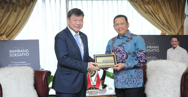 Terima Dubes Kwok Fook Seng Bamsoet Dorong Singapura Jadi Hub Wisatawan ...