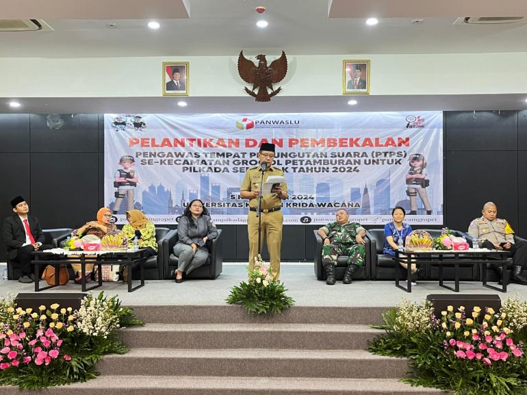 340 Pengawas TPS Grogol Petamburan Resmi Dilantik