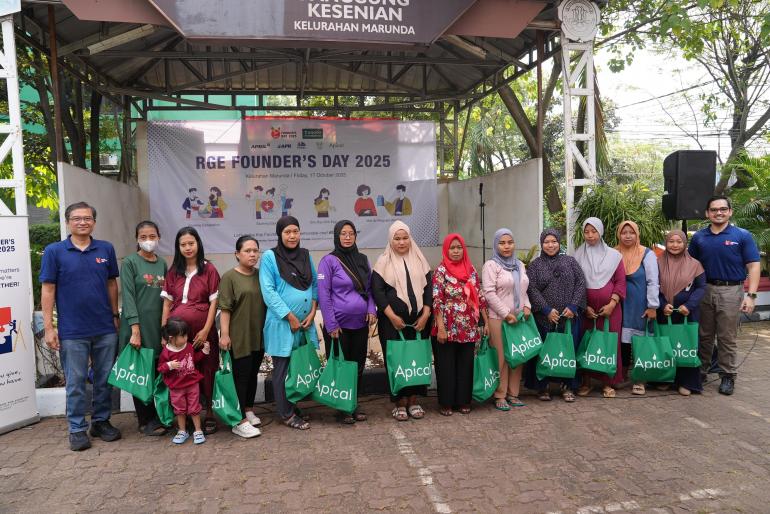 Bantu Atasi Stunting, Apical Gelar Aksi Sosial Di RGE Founder’s Day 2025