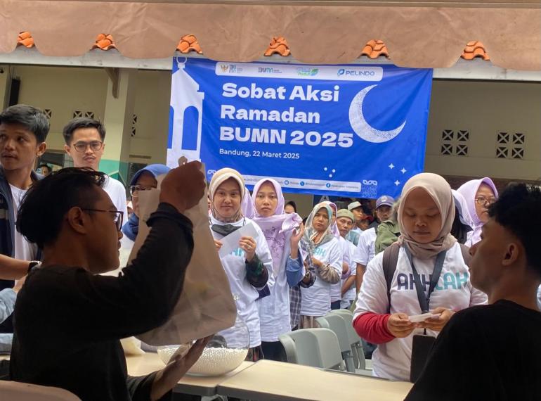 Berbagi Keberkahan, Pelindo Gelar Aksi Sobat Ramadan