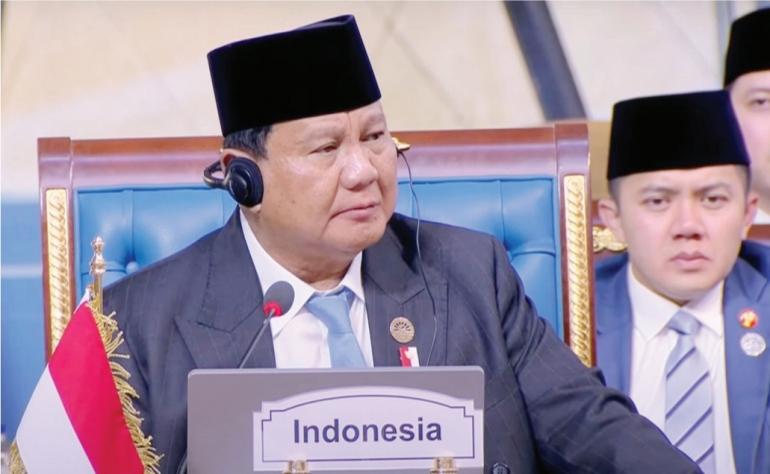 Bicara Persatuan Negara Islam di Mesir, Prabowo Lantang dan Menggelegar