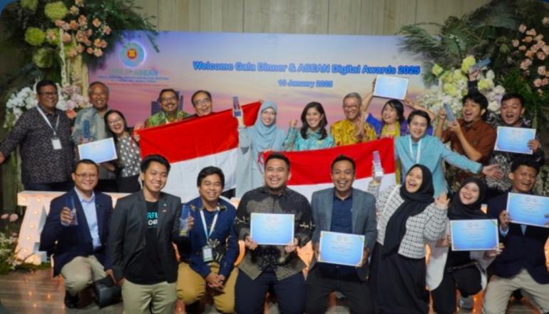 Borong 9 Penghargaan, RI Dominasi ASEAN Digital Awards 2025