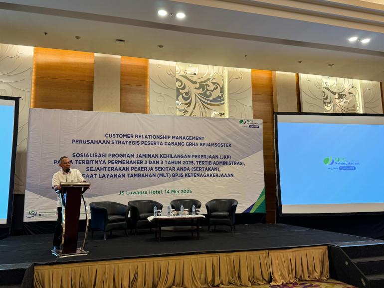 BPJS Ketenagakerjaan Grha BPJamsostek Sosialisasikan Program Terbaru JKP