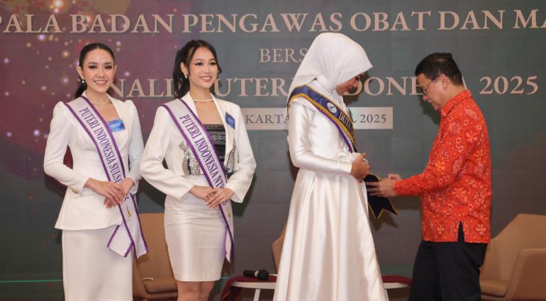 BPOM Kukuhkan 45 Finalis Puteri Indonesia 2025 Jadi Duta Obat Dan ...