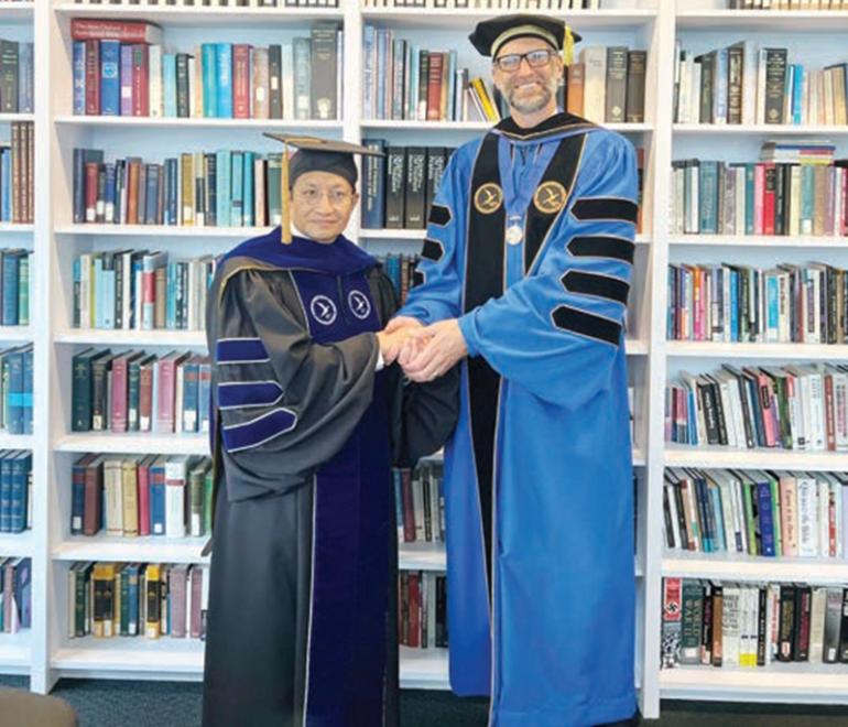 Di Hartford International University Menag Terima Gelar Doctor of Divinity