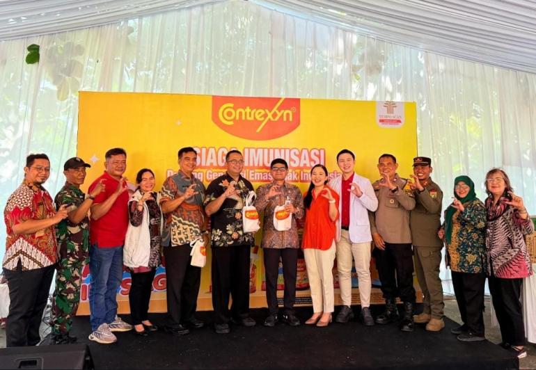 Dukung Generasi Emas, Contrexyn Siaga Imunisasi 1.000 Anak