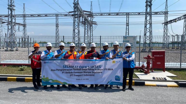 Dukung Hilirisasi, PLN Pasok Daya 170 MVA Ke Smelter Freeport Di Gresik