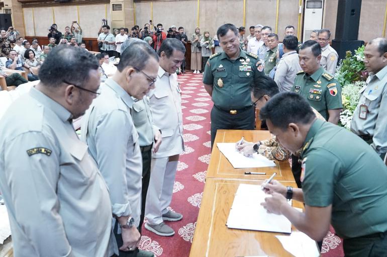 Dukung Kementan, TNI AD Siap Kerahkan Pasukan Wujudkan Swasembada Pangan