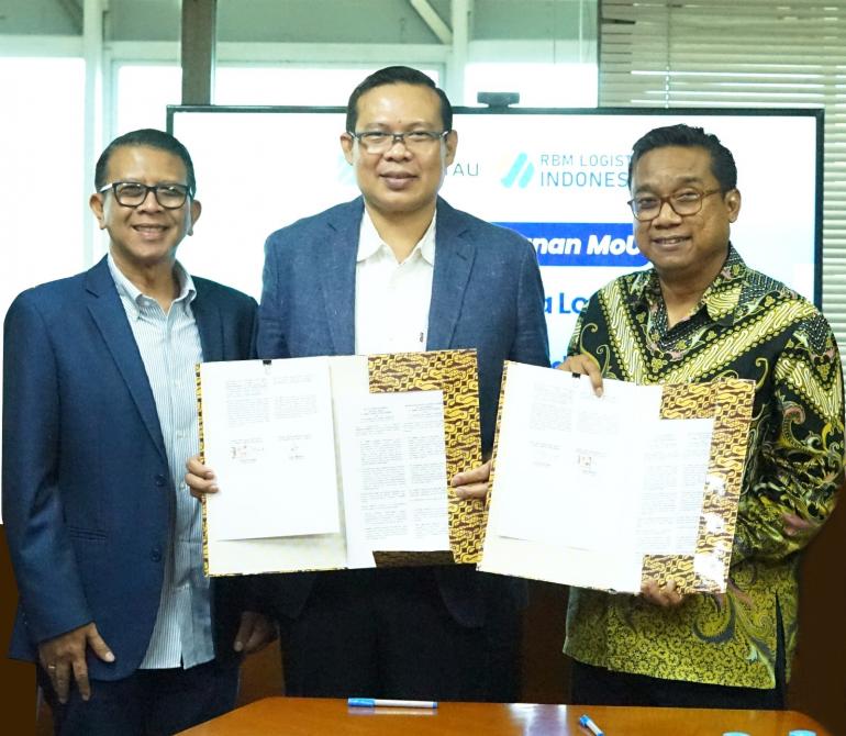 PT RBM Logistik Teken MoU dengan PT Krakatau Jasa Logistik