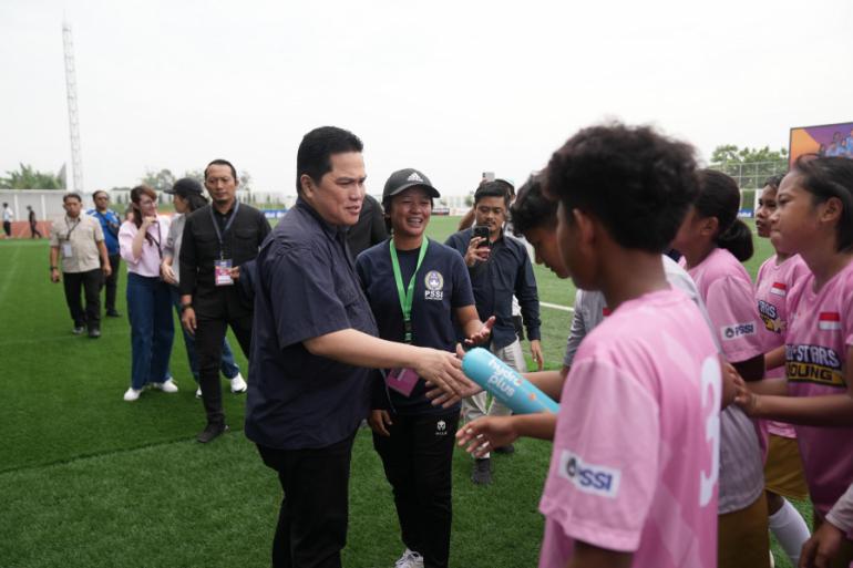 Erick Thohir Tegaskan Komitmennya Majukan Sepakbola Putri
