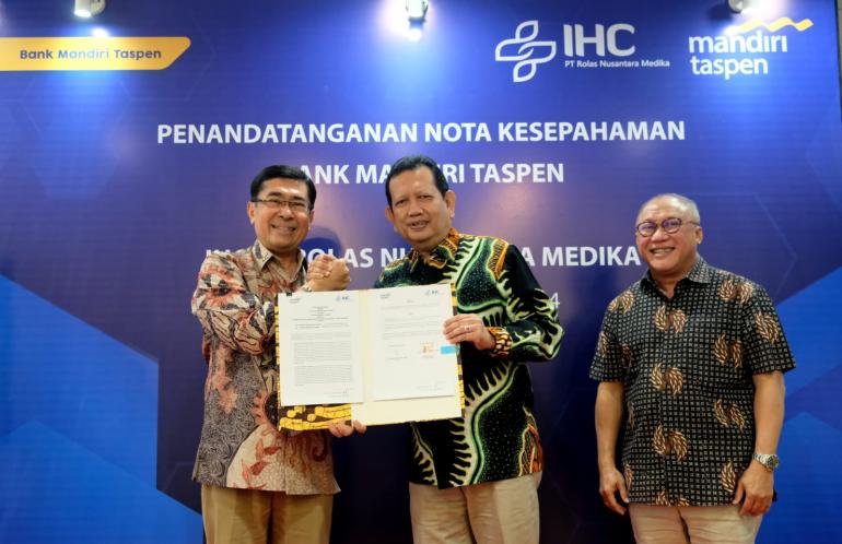 Gandeng IHC Rolas Nusantara Medika, Bank Mandiri Taspen Siapkan Layanan VIP
