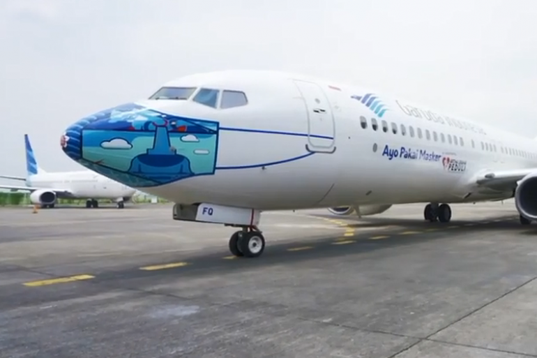 Garuda Indonesia Uji Coba Bioavtur Pada Mesin B737-800 NG