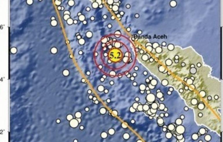 Gempa Terkini M 5,2 Guncang Banda Aceh, Terasa Hingga Pidie Dan Aceh Jaya
