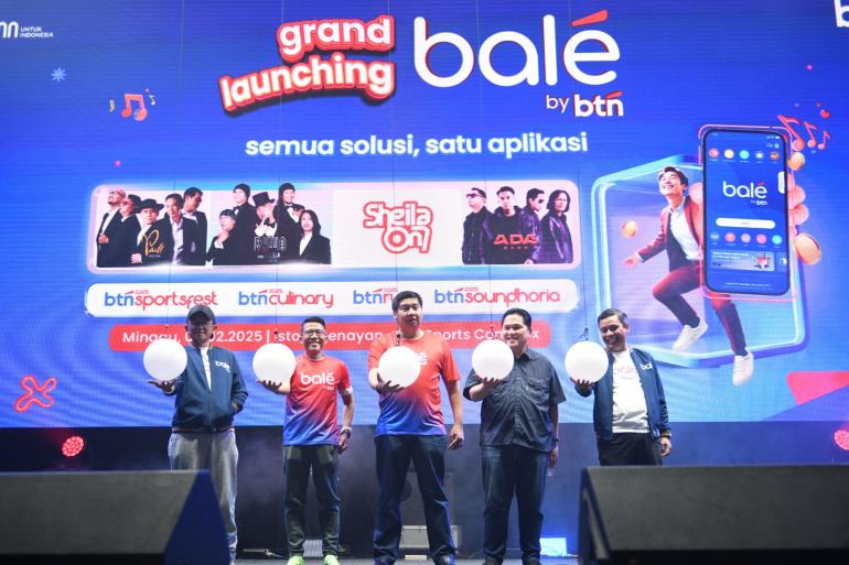 Grand Launching Super App Bale By BTN BTN Kerek Layanan & Jaring Dana Murah