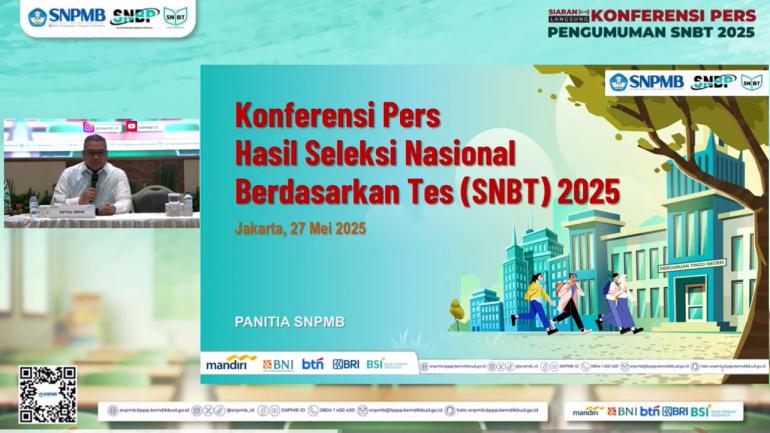 Hasil SNBT 2025 Diumumkan Besok, Peserta Lolos 29,43 Persen