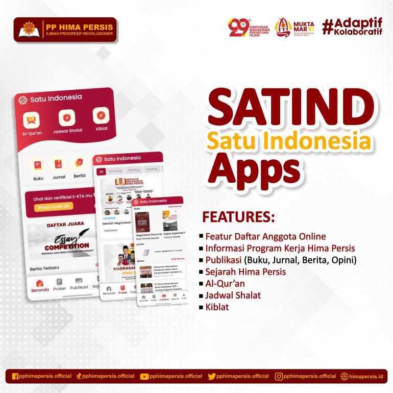 Hima Persis Hadirkan Aplikasi Satind sebagai Upaya Digitalisasi Organisasi