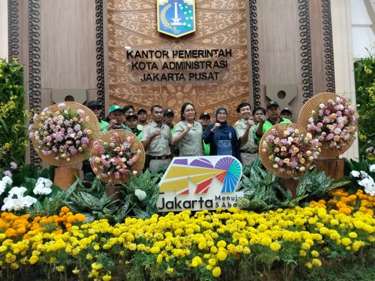 HUT ke-499 DKI Sudin Tamhut Jakpus Percantik Kota Dengan Ribuan Tanaman ...