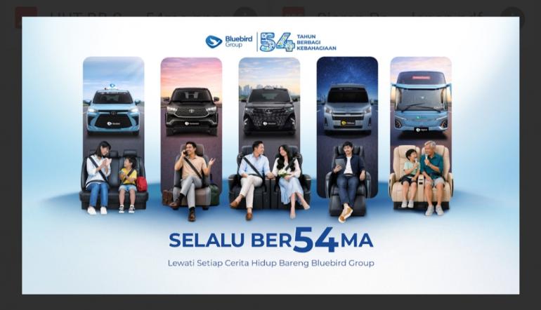HUT ke-54, Bluebird Tebar Promo Diskon hingga 54 Persen