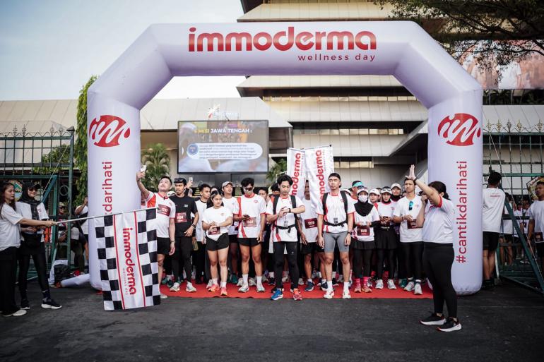 Immoderma Wellness Day Sukses Gaet 1.000 Peserta Fun Run 5K Di 4 Kota