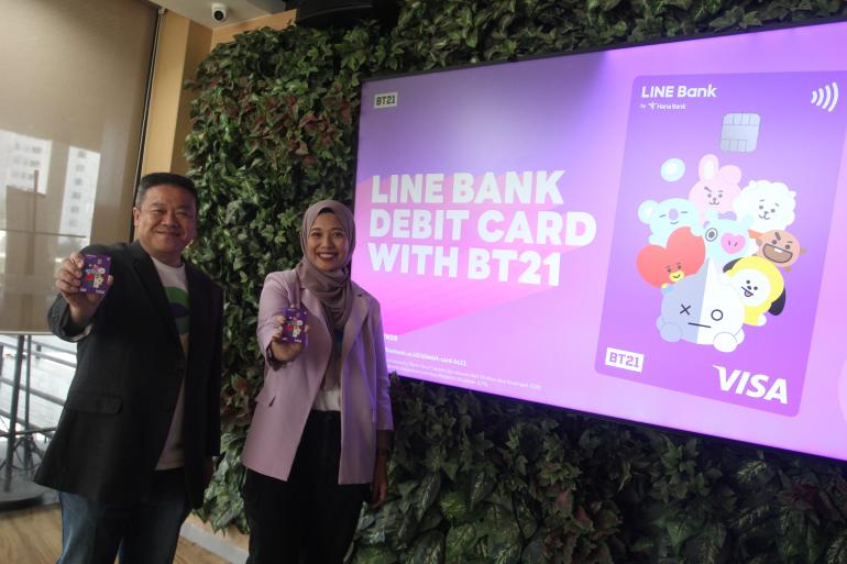 Gaet LINE FRIENDS, LINE Bank By Hana Bank Rilis Kartu Debit Karakter BT21