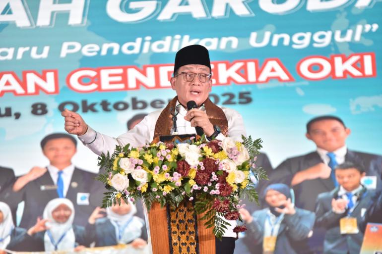 Wamenag Banggakan Siswa MAN IC OKI