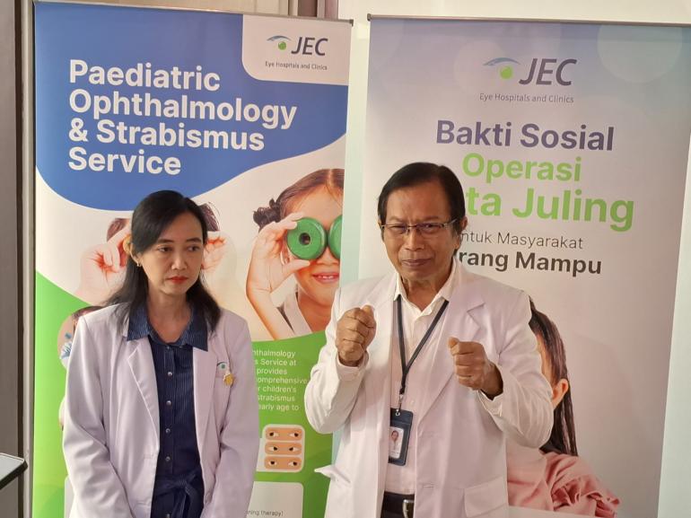 JEC Kembali Gelar Bakti Sosial Operasi Mata Juling
