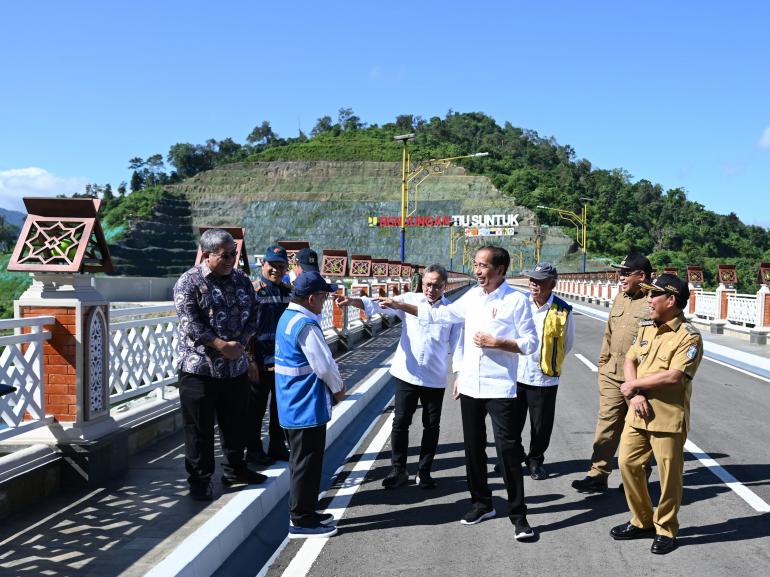 Jokowi Resmikan Tiu Suntuk, NTB Jadi Provinsi Dengan Bendungan Terbanyak