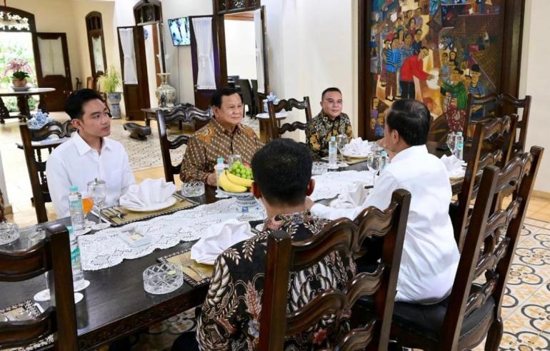 Jokowi-Prabowo-Gibran Kompak, Saling Dukung
