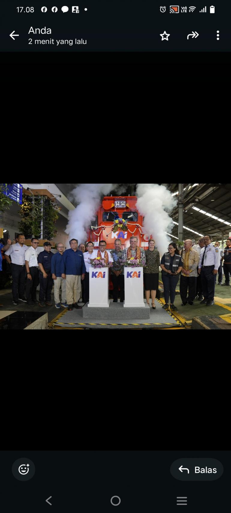 KAI Resmi Operasikan Lokomotif Baru CC 205 Buatan Amerika Serikat