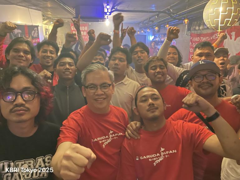KBRI Jepang Dukung Kehadiran Suporter Merah Putih Hadapi Samurai Biru