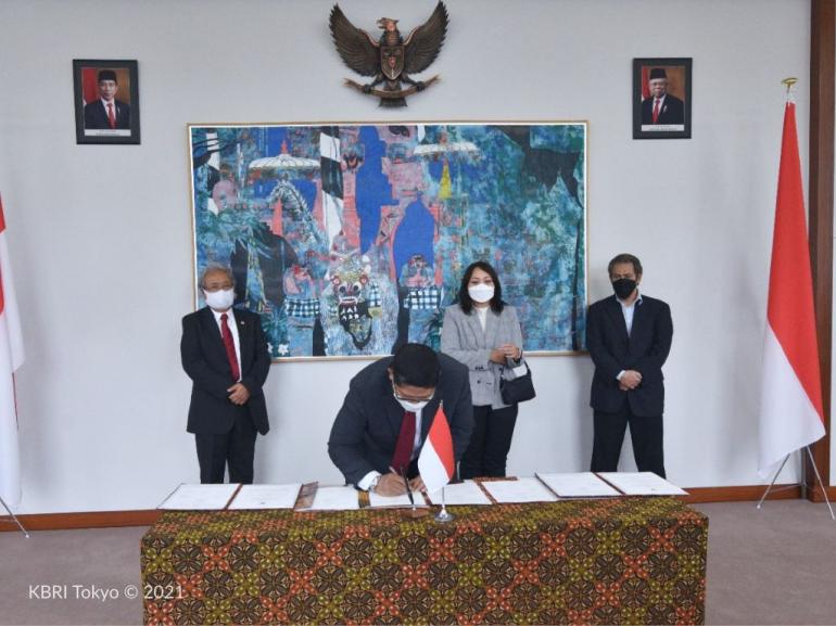 KBRI Tokyo Resmikan Sentra UMKM Indonesia Di Jepang