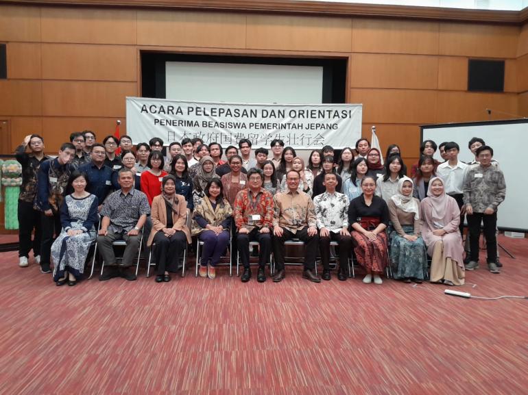 Kedubes Jepang Lepas 55 Penerima Beasiswa Monbukagakusho 2025