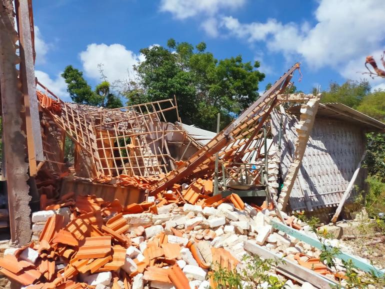 Kemensos Kirim Bantuan untuk Korban Gempa Sumenep