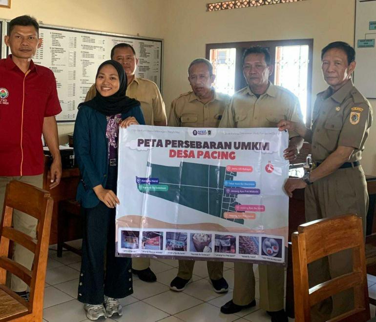 KKN, Mahasiswa UNDIP Bantu Buat Peta Persebaran UMKM