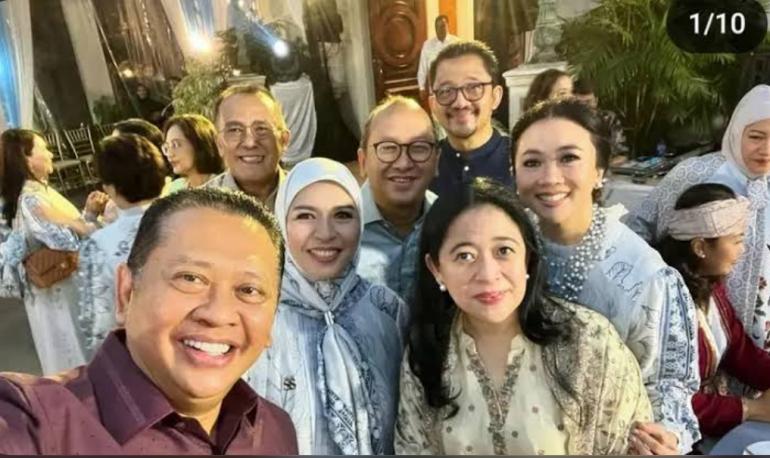 Kompak Di Acara Buka Puasa Puan Sudah Bersama Tim Prabowo-Gibran