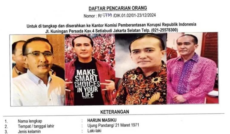 Harun Masiku Ternyata Tak Dicekal Sejak 2021 KPK: Statusnya Sudah DPO - Hal.2